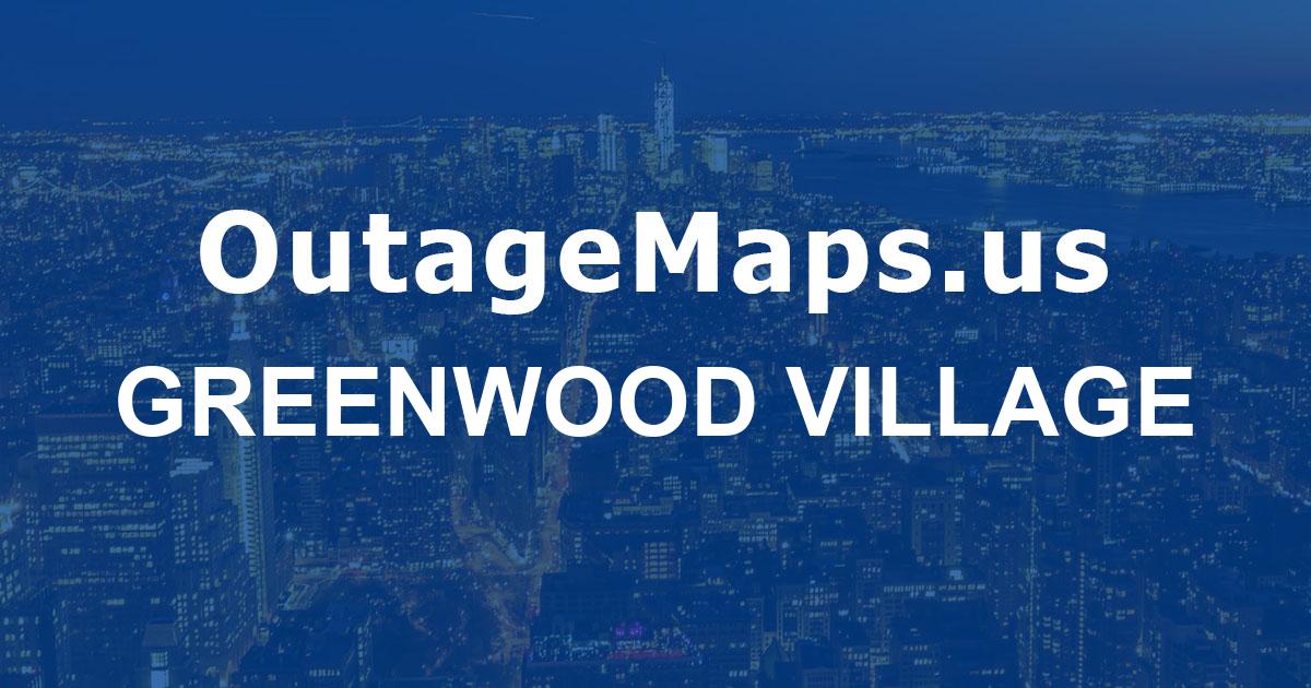 Greenwood Village Power Outages Map