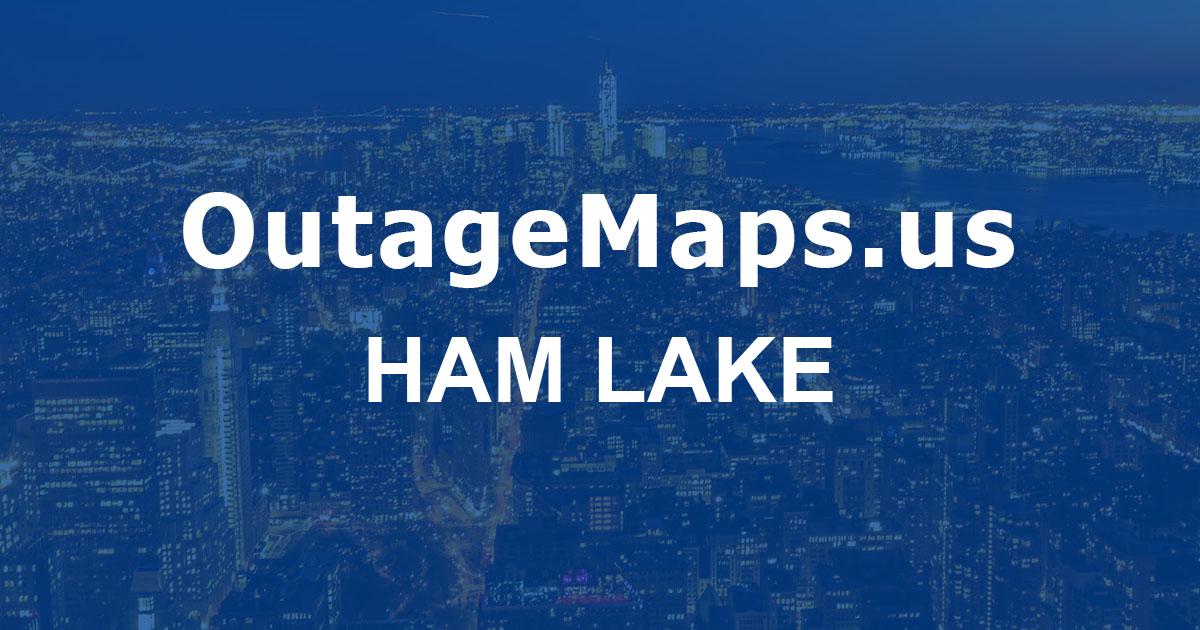 Ham Lake Power Outages Map