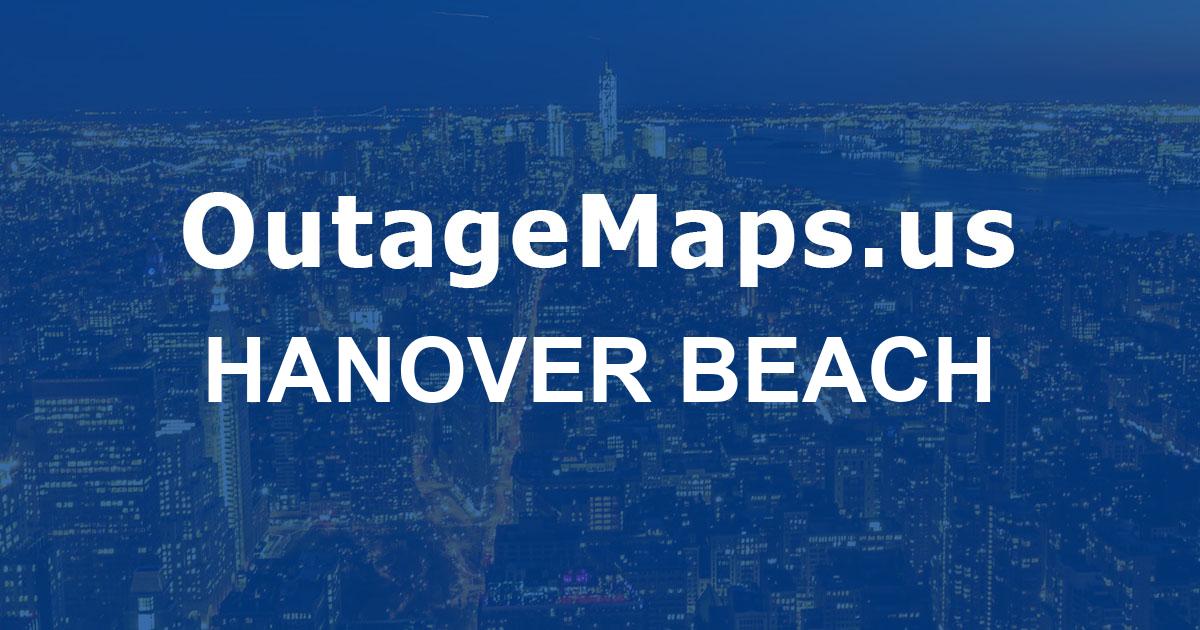 Hanover Beach Power Outages Map