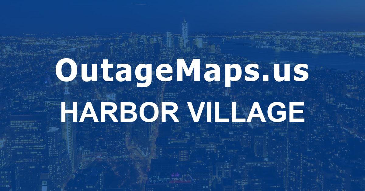 Harbor Village Power Outages Map