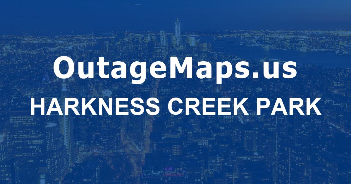 Harkness Creek Park Power Outages Map