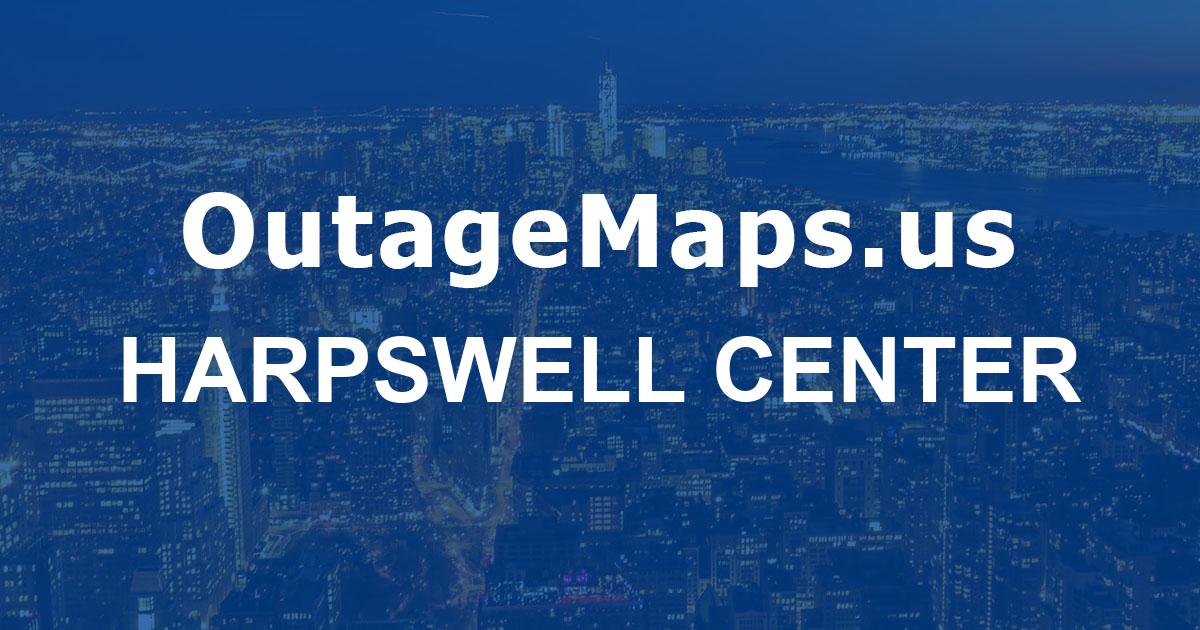 Harpswell Center Power Outages Map