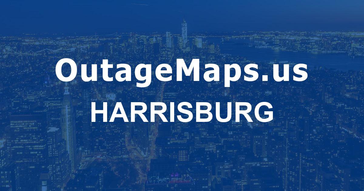 Harrisburg Power Outages Map