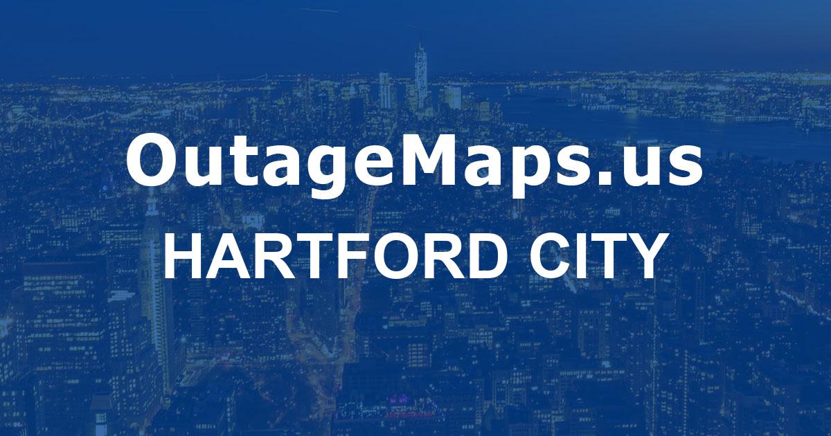 Hartford City Power Outages Map