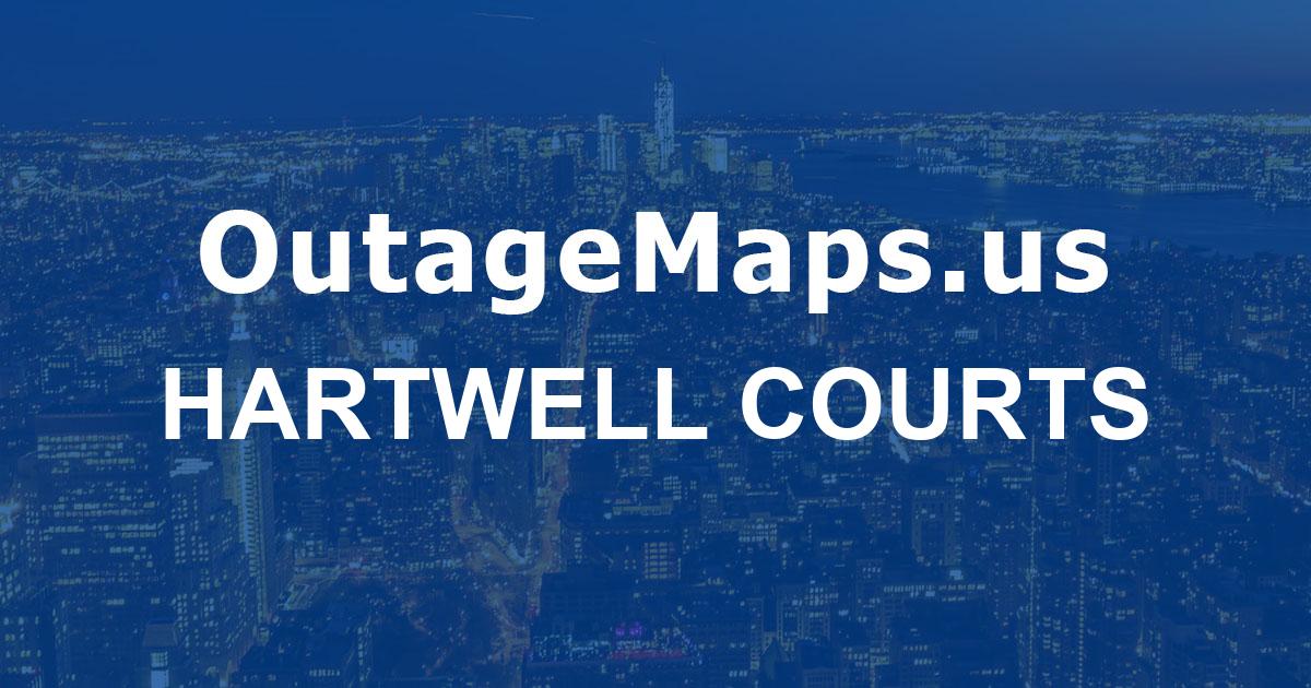 Hartwell Courts Power Outages Map