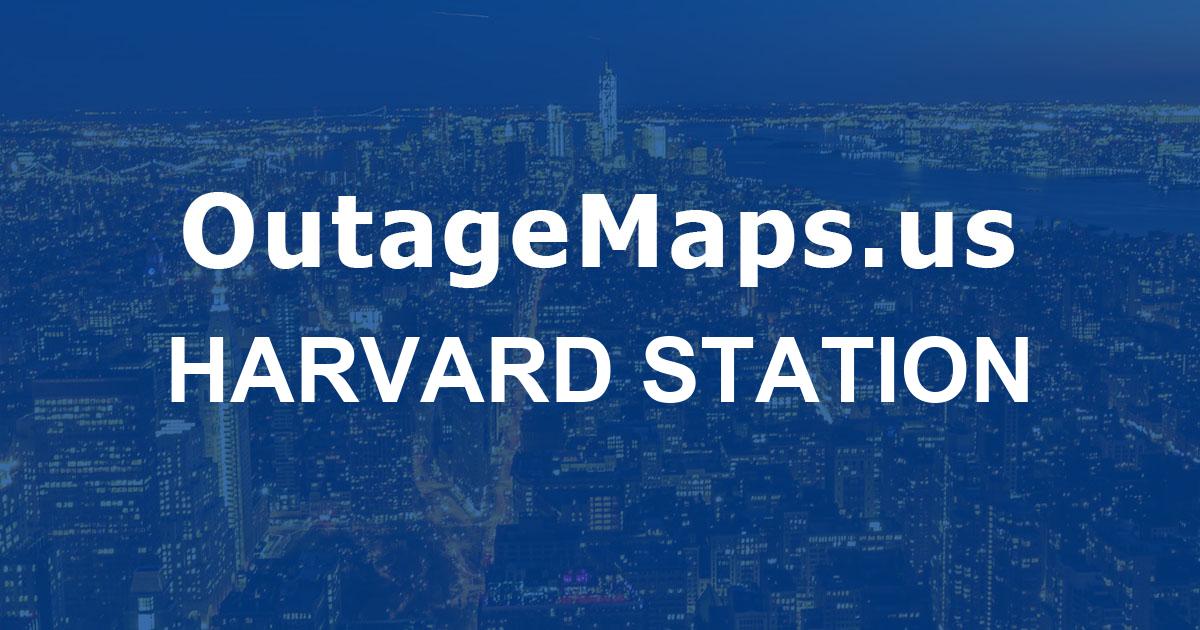 Harvard Station Power Outages Map