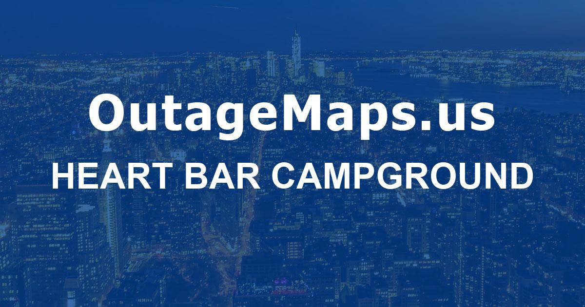 Heart Bar Campground Power Outages Map