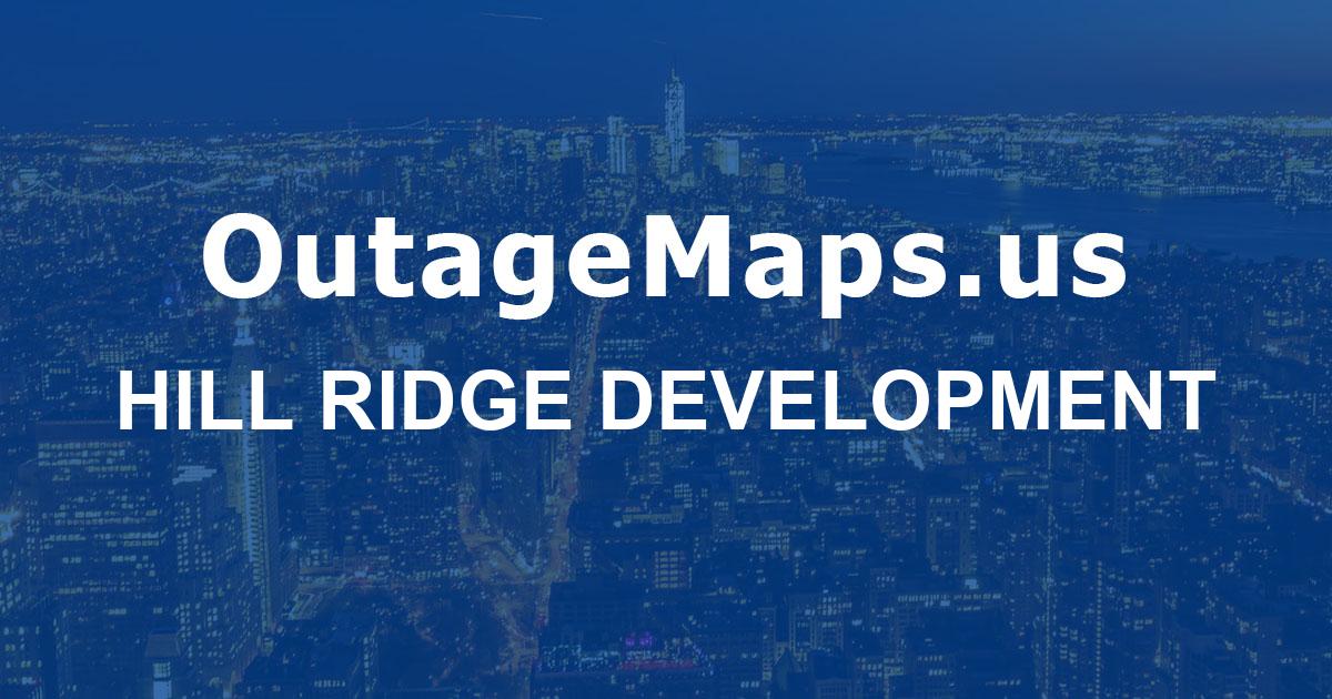 Hill Ridge Development Power Outages Map