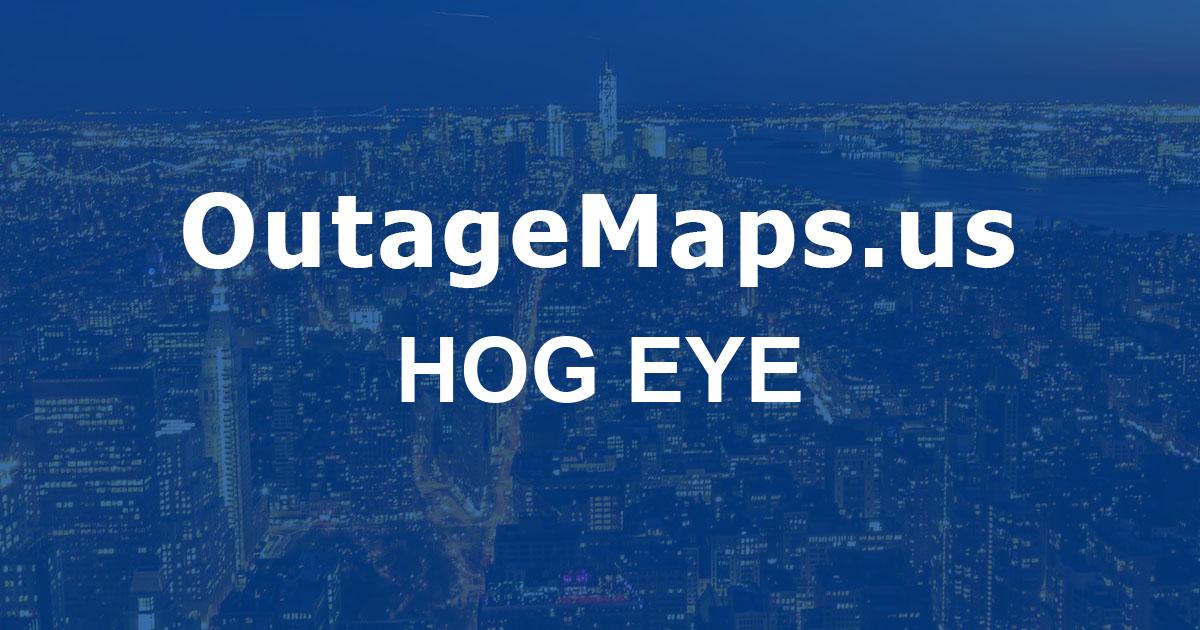 Hog Eye Power Outages Map