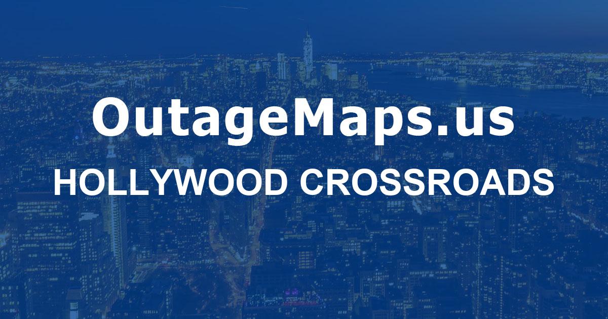 Hollywood Crossroads Power Outages Map
