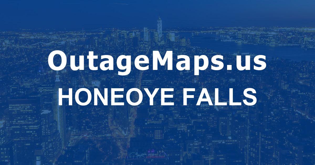 Honeoye Falls Power Outages Map