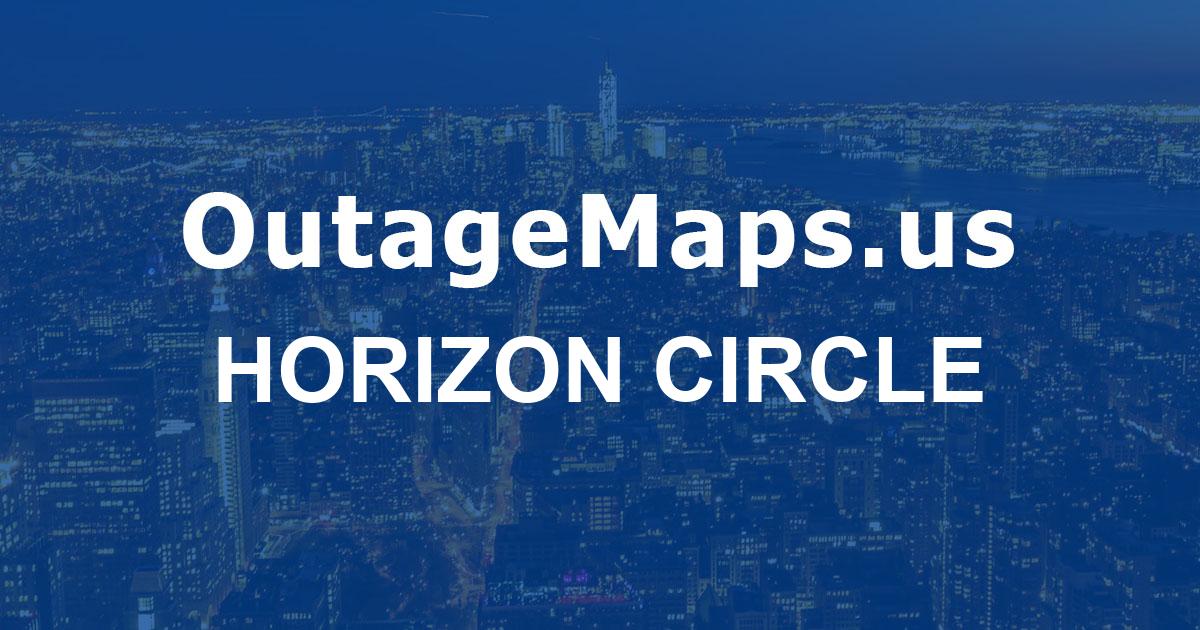 Horizon Circle Power Outages Map