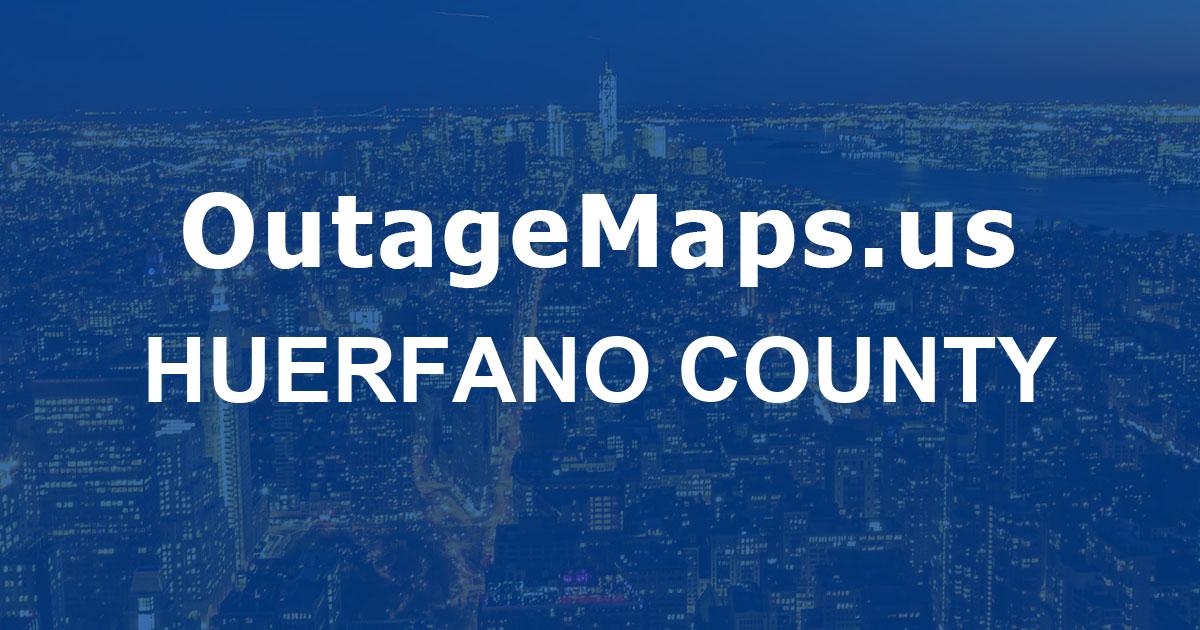 Huerfano County Power Outages Map