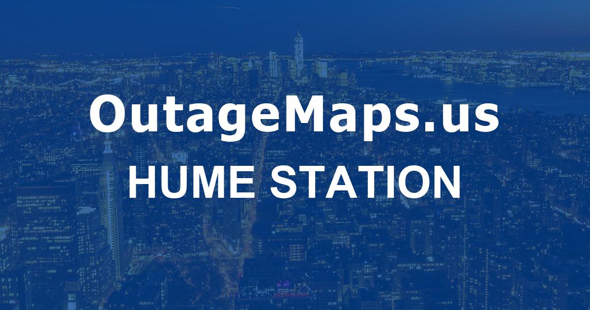 Hume Station Power Outages Map