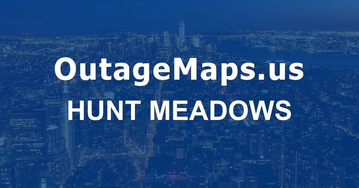 Hunt Meadows Power Outages Map