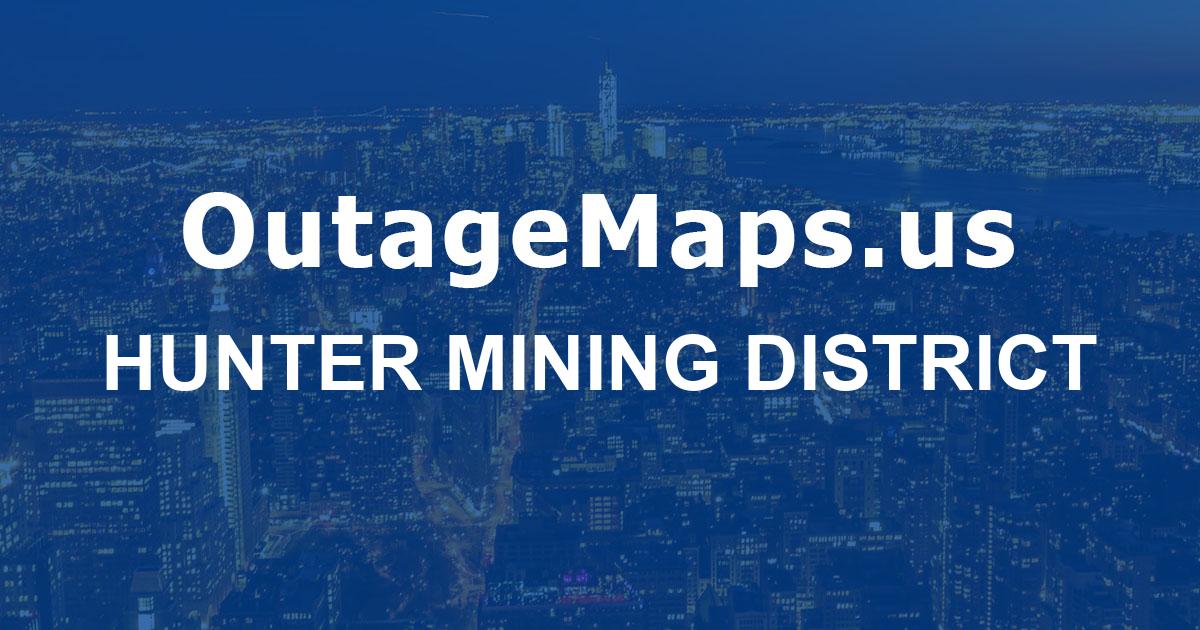 Hunter Mining District Power Outages Map