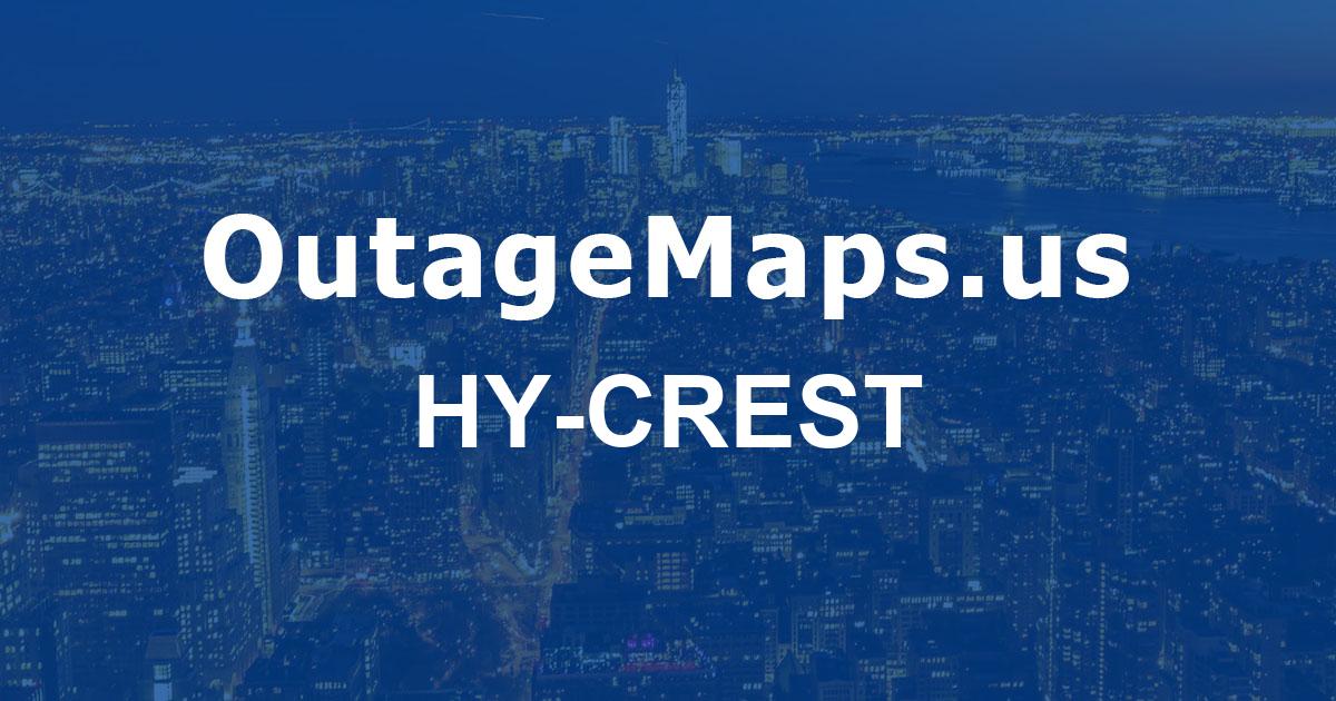 Hy-Crest Power Outages Map