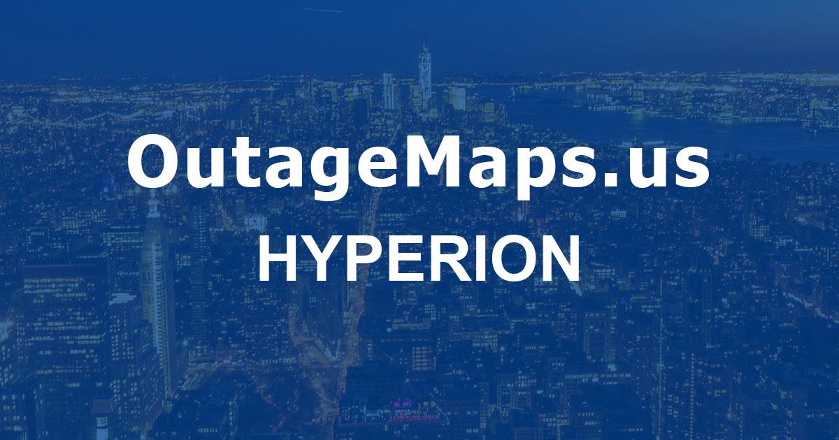 Hyperion Power Outages Map