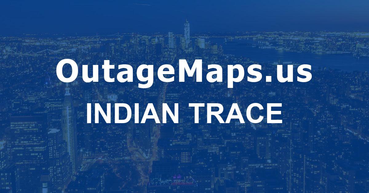 Indian Trace Power Outages Map