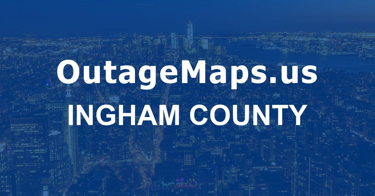 Ingham County Power Outages Map