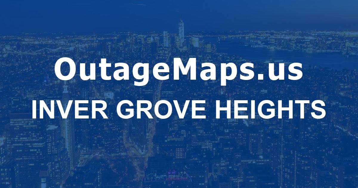 Inver Grove Heights Power Outages Map