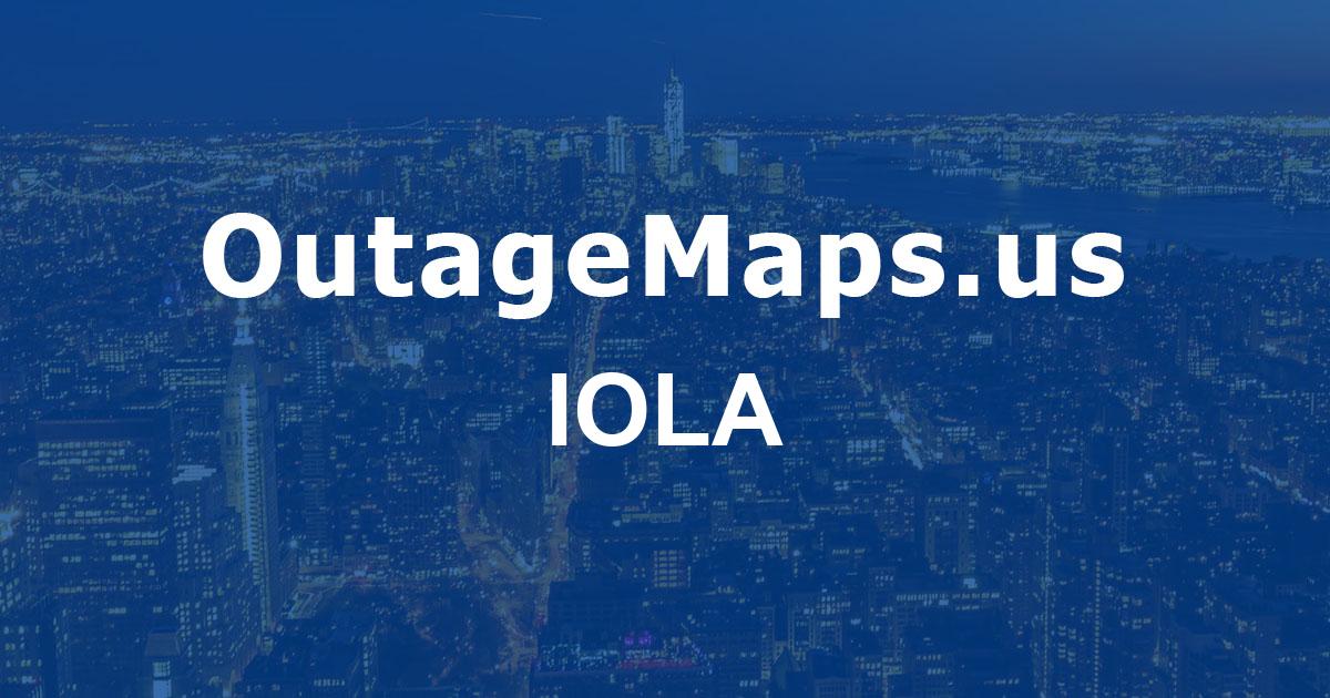 Iola Power Outages Map