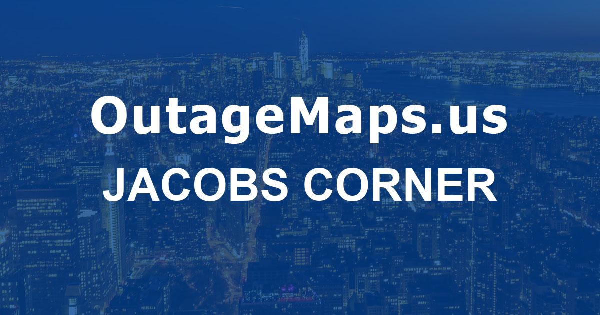 Jacobs Corner Power Outages Map