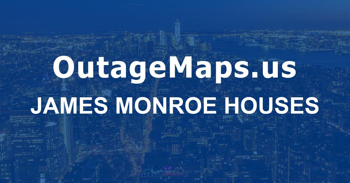 James Monroe Houses Power Outages Map