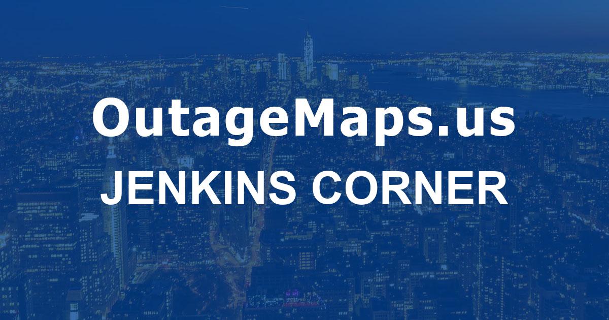 Jenkins Corner Power Outages Map