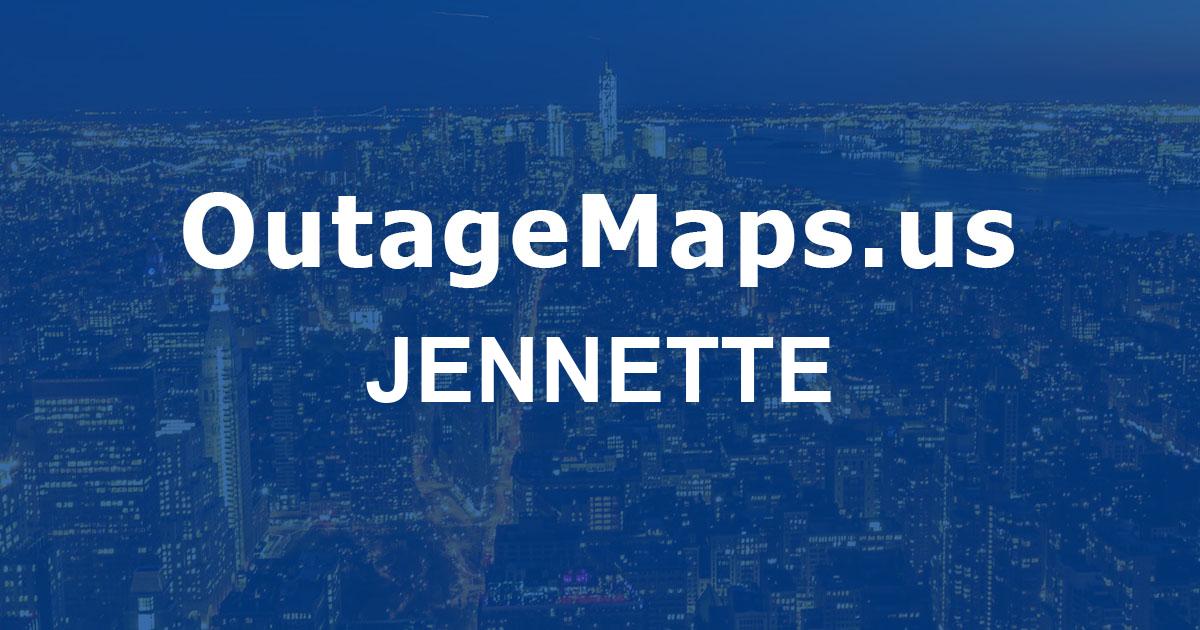 Jennette Power Outages Map
