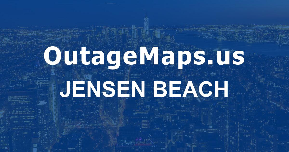 Jensen Beach Power Outages Map