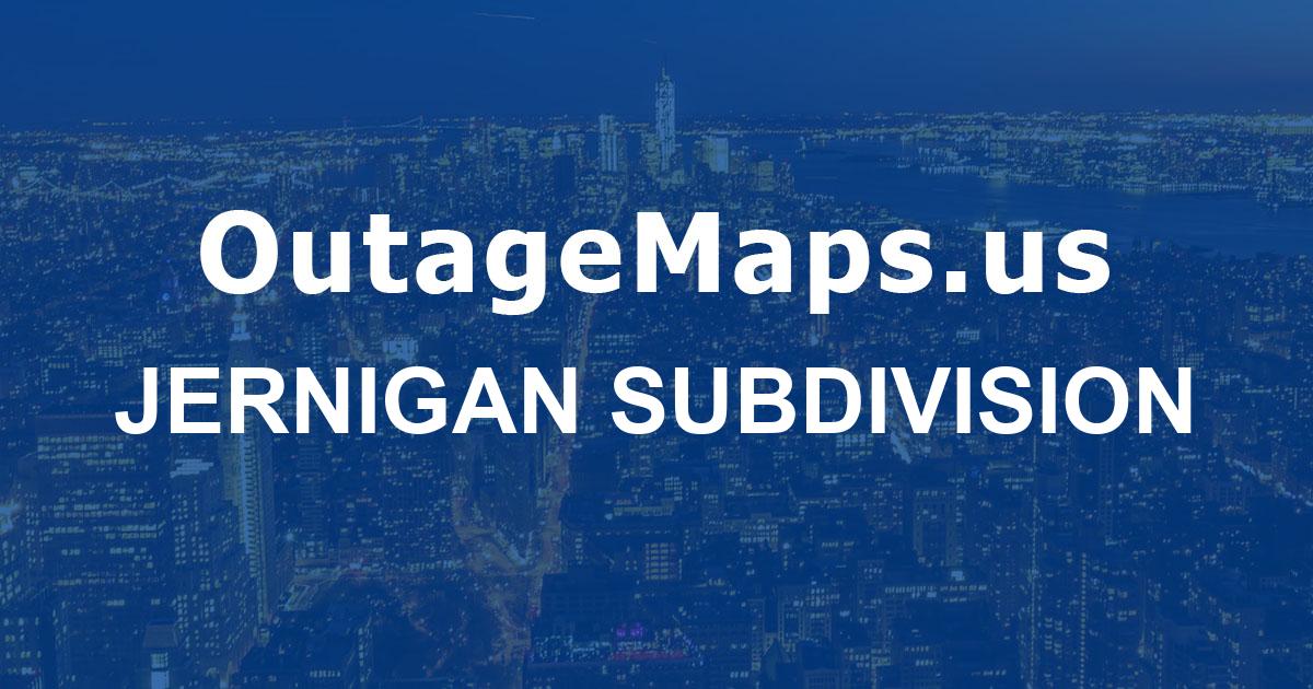 Jernigan Subdivision Power Outages Map