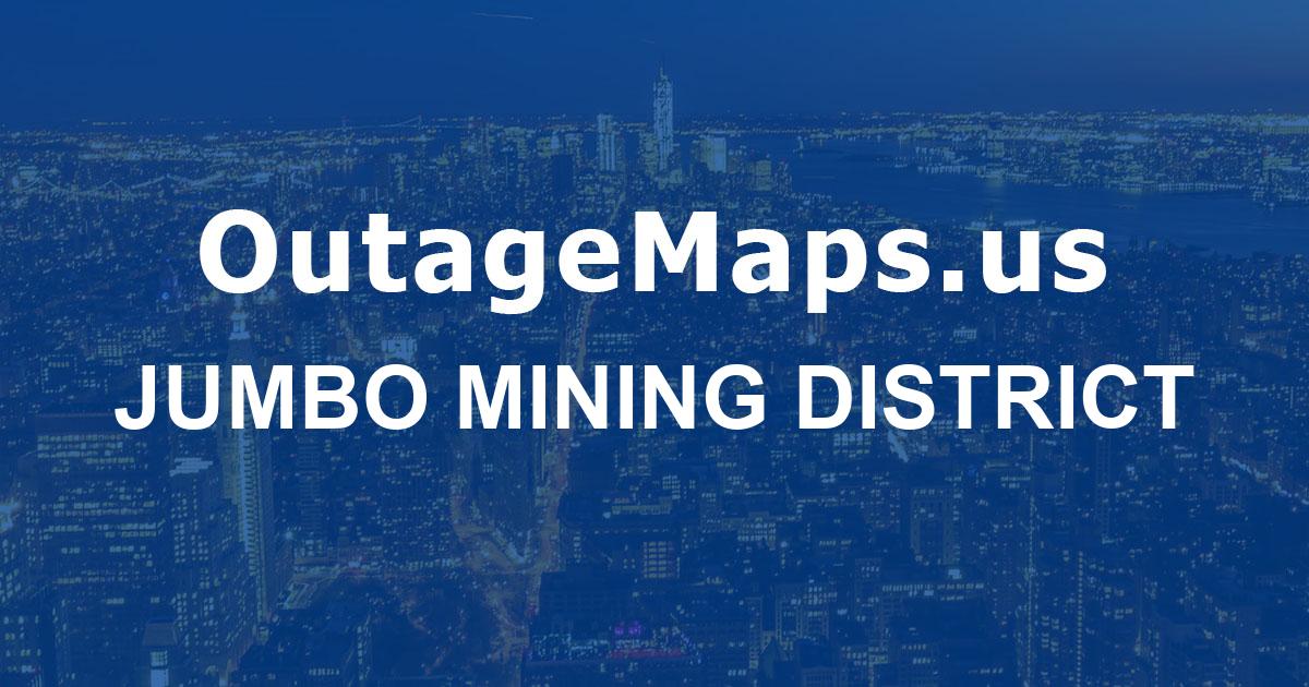 Jumbo Mining District Power Outages Map