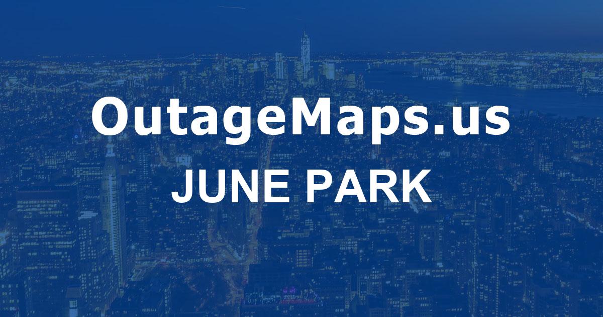 June Park Power Outages Map