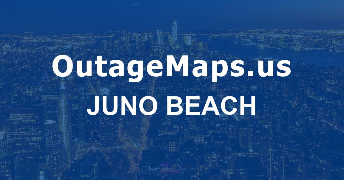 Juno Beach Power Outages Map