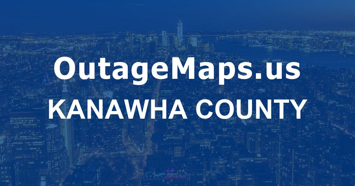 Kanawha County Power Outages Map