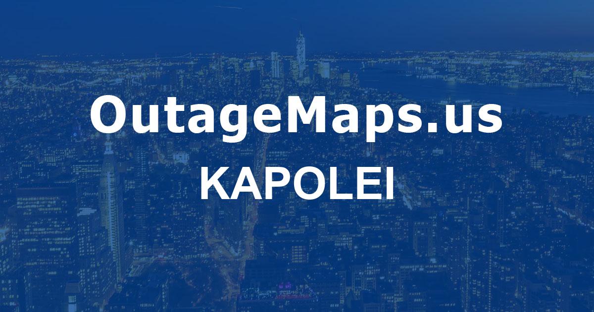 Kapolei Power Outages Map