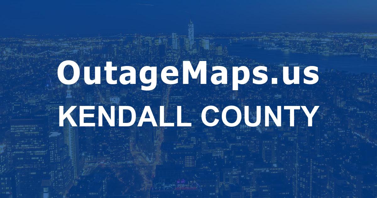 Kendall County Power Outages Map