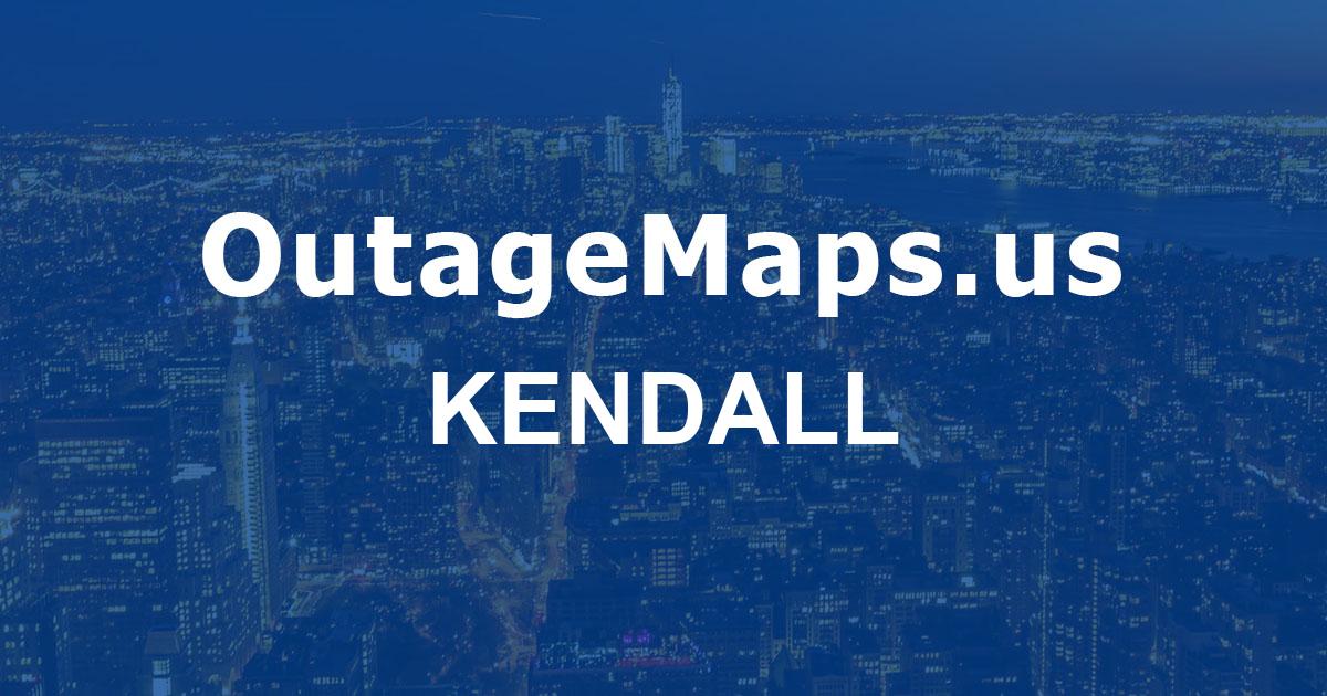 Kendall Power Outages Map