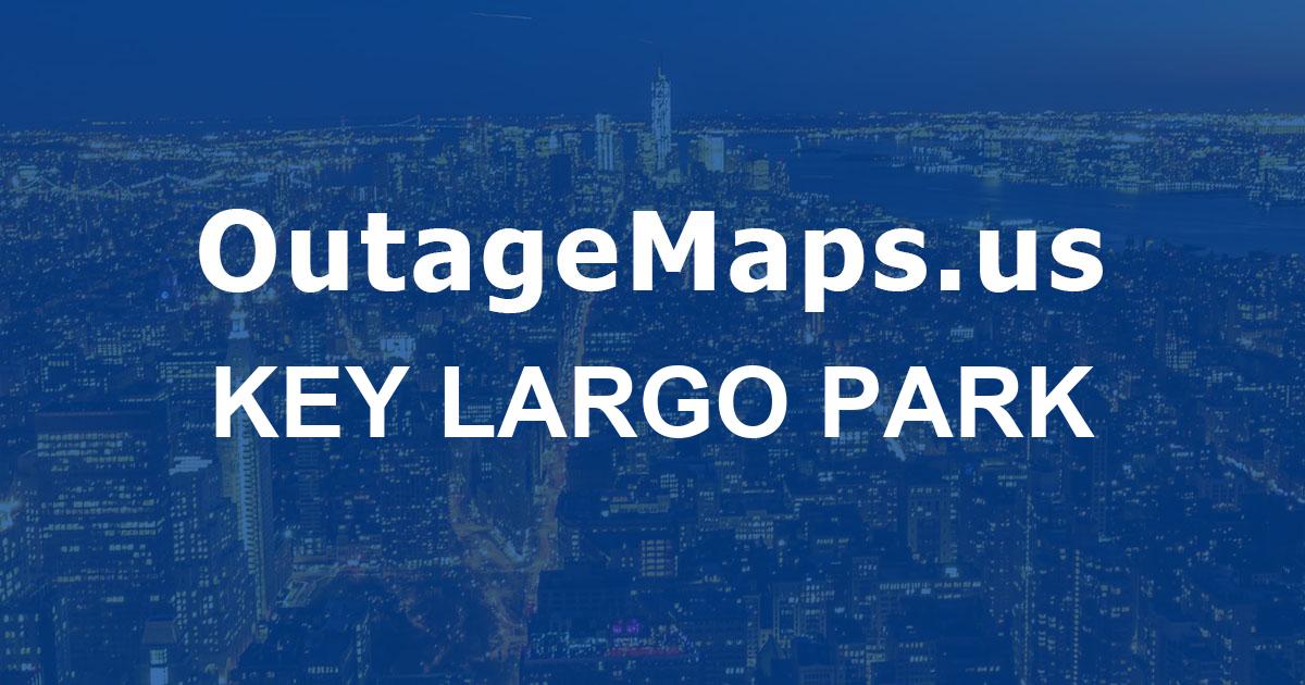 Key Largo Park Power Outages Map