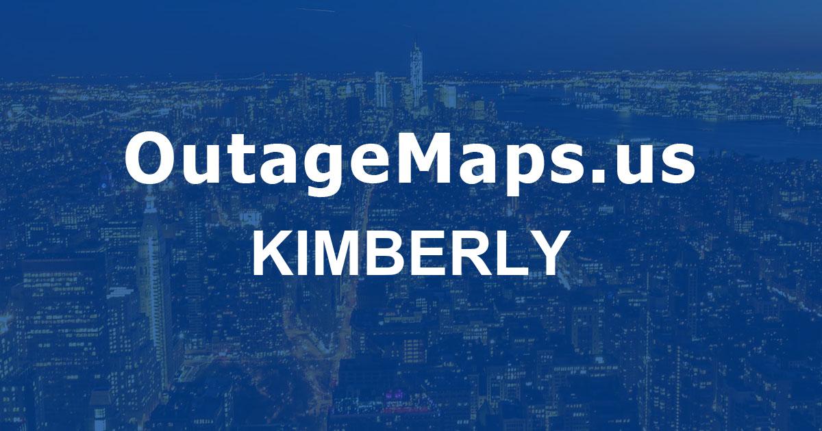 Kimberly Power Outages Map