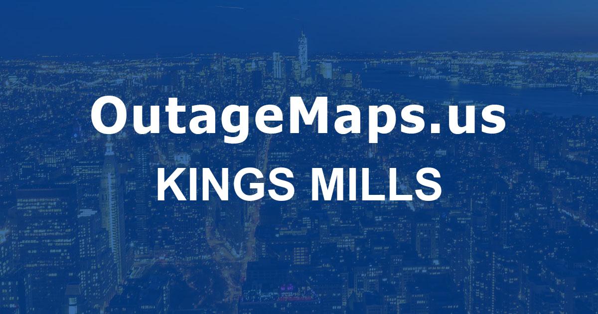 Kings Mills Power Outages Map