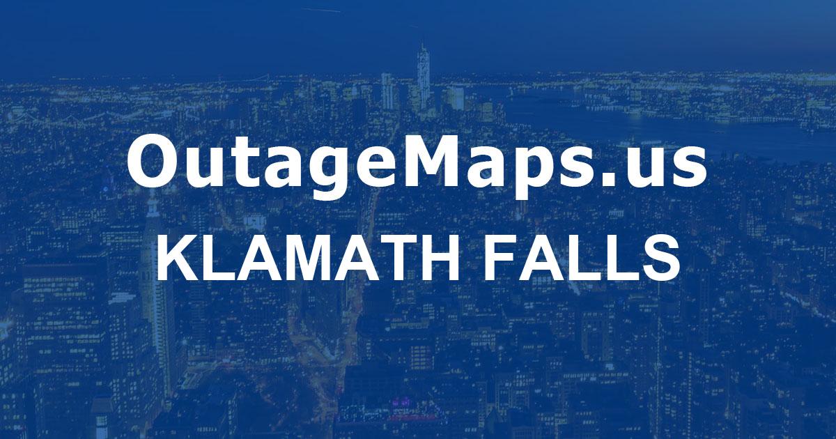 Klamath Falls Power Outages Map