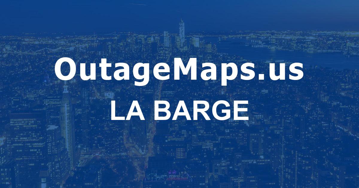 La Barge Power Outages Map