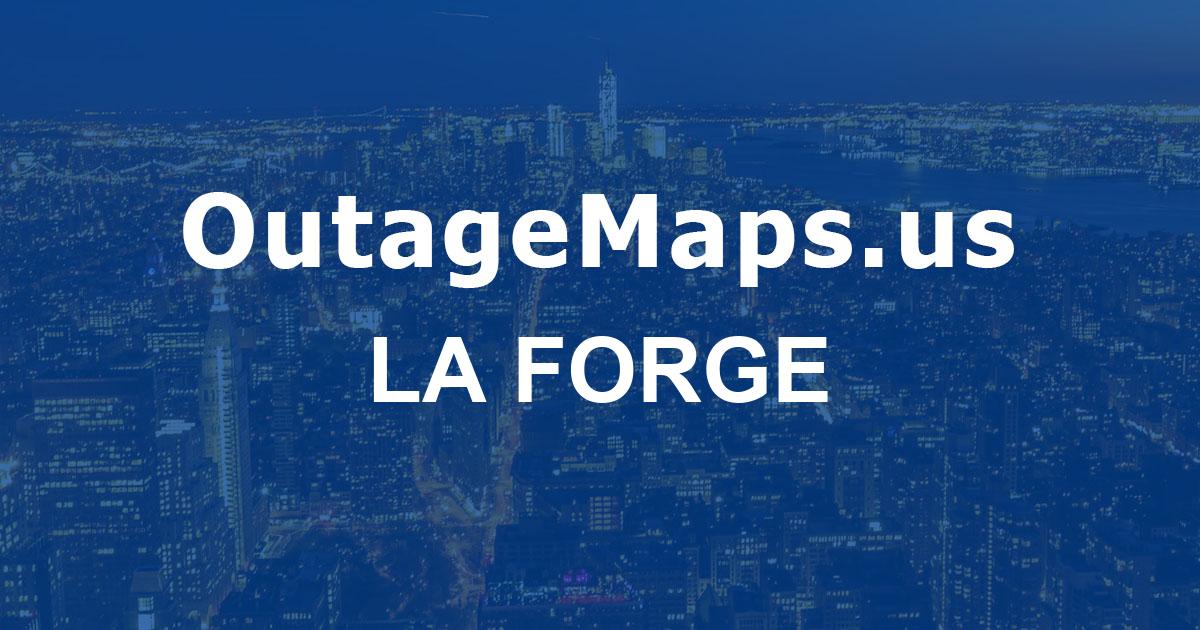 La Forge Power Outages Map