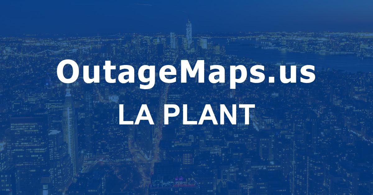 La Plant Power Outages Map