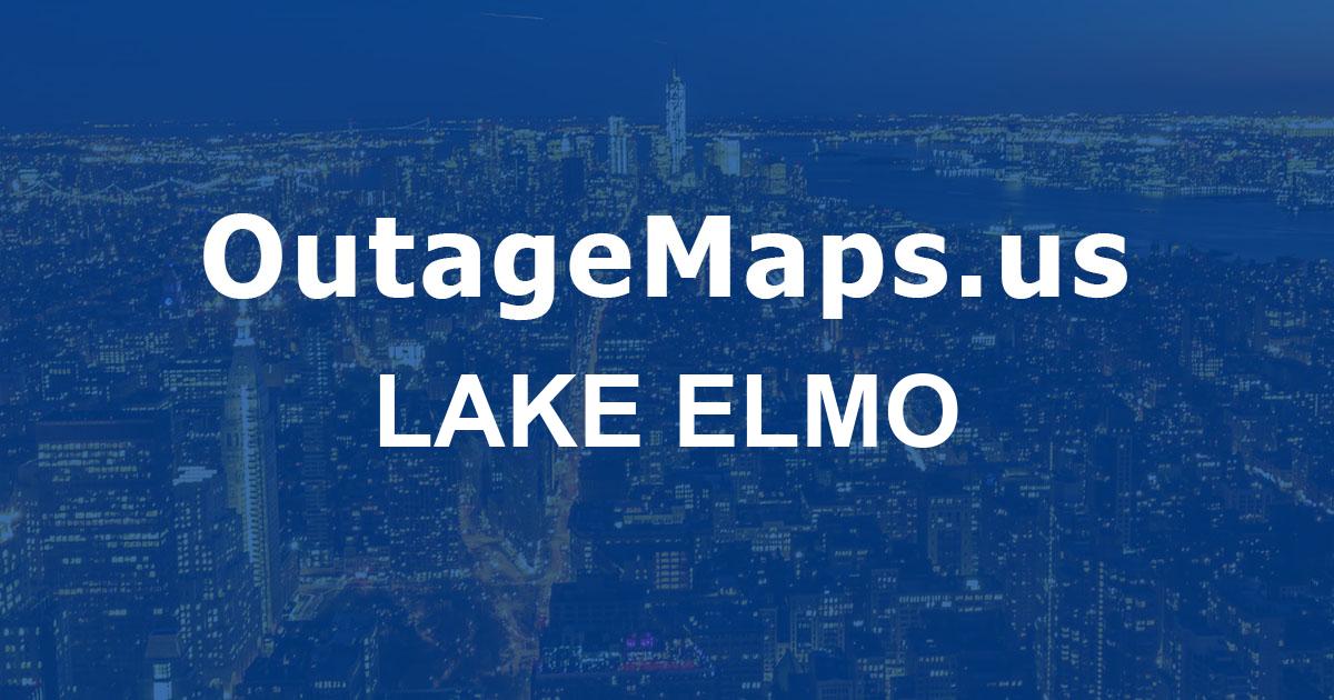 Lake Elmo Power Outages Map