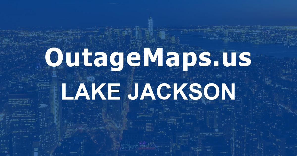 Lake Jackson Power Outages Map