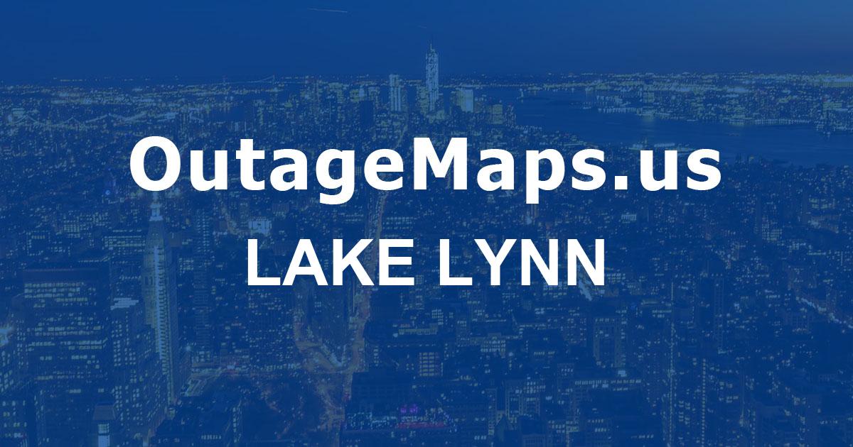 Lake Lynn Power Outages Map