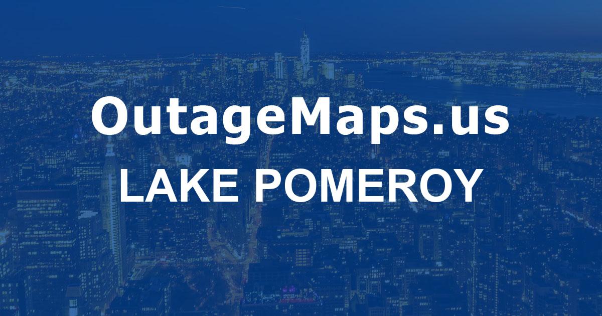 Lake Pomeroy Power Outages Map